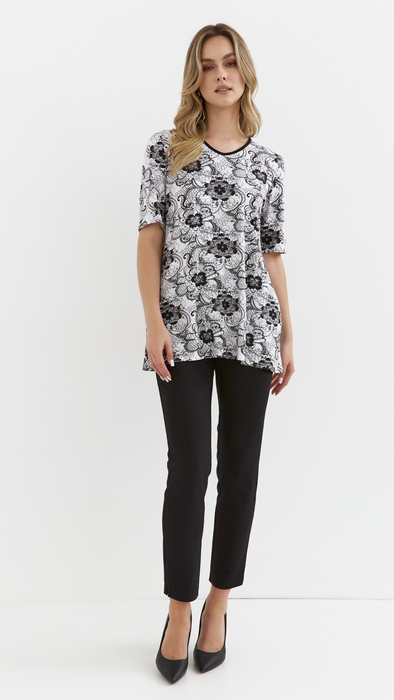 Tuniki damskie z krótkim rękawem - Alpi Moda